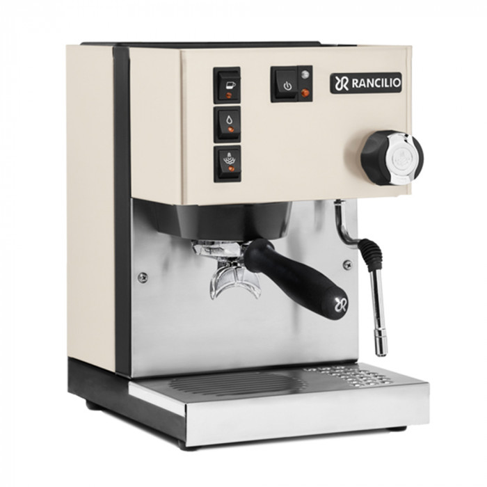 Rancilio Silvia V6 Wit + Rancilio Rocky D Zwart | Caffè Italia